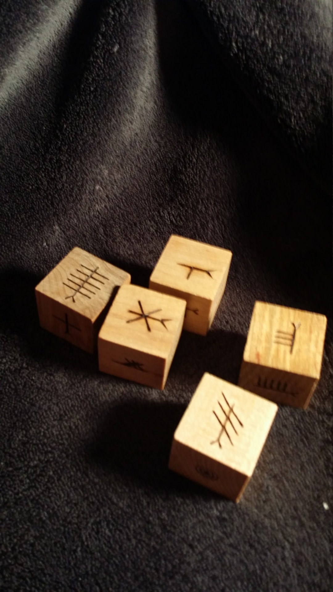 Ogham Dice Hand-made Celtic Ogham Set on Dice - Etsy