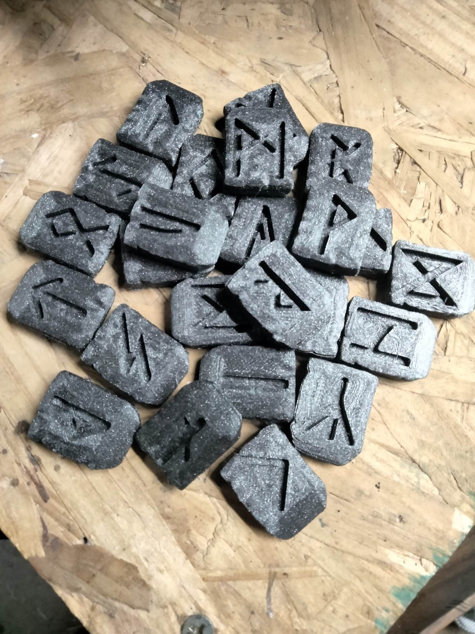 Norse Elder Futhark Runes Full Set Gravestone Style - Etsy