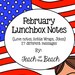 February Lunchbox Notes Jokes and Bottle Wraps | Etsy