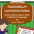 TOUCHDOWN Football Lunchbox Notes, Jokes, & Bottle Wraps - Etsy