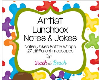 Mad Scientist Lunchbox Notes Jokes and Bottle Wraps | Etsy