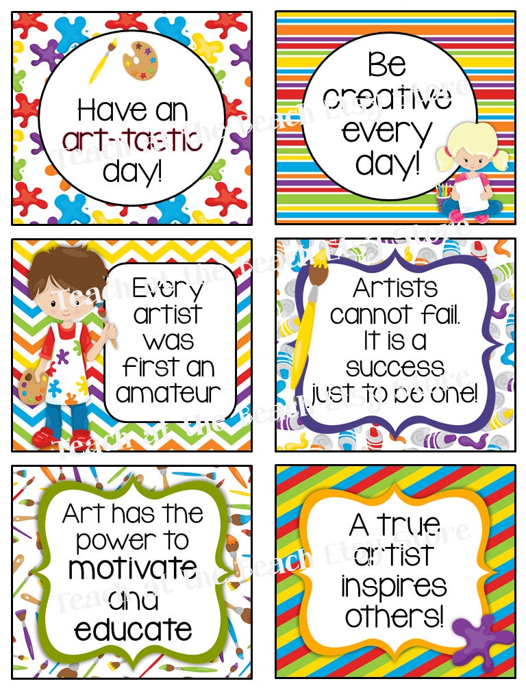 Artist Lunchbox Notes Jokes and Bottle Wraps boys & Girls - Etsy
