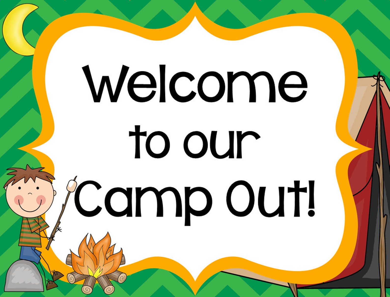 Happy Camper Party Decor Pack **boys & Girls** - Etsy