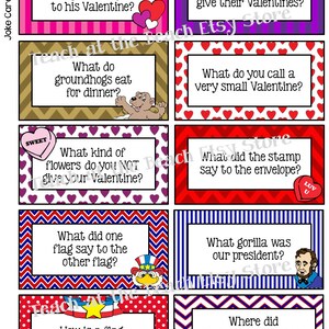 February Lunchbox Notes, Jokes, and Bottle Wraps - Etsy