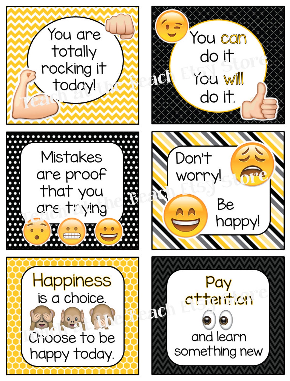 Emoji Lunchbox Notes, Jokes, and Bottle Wraps - Etsy