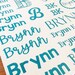 Custom Name Decals Version G Personalized Stickers - Etsy