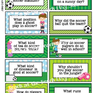 Soccer Girl Lunchbox Notes, Jokes, and Bottle Wraps - Etsy