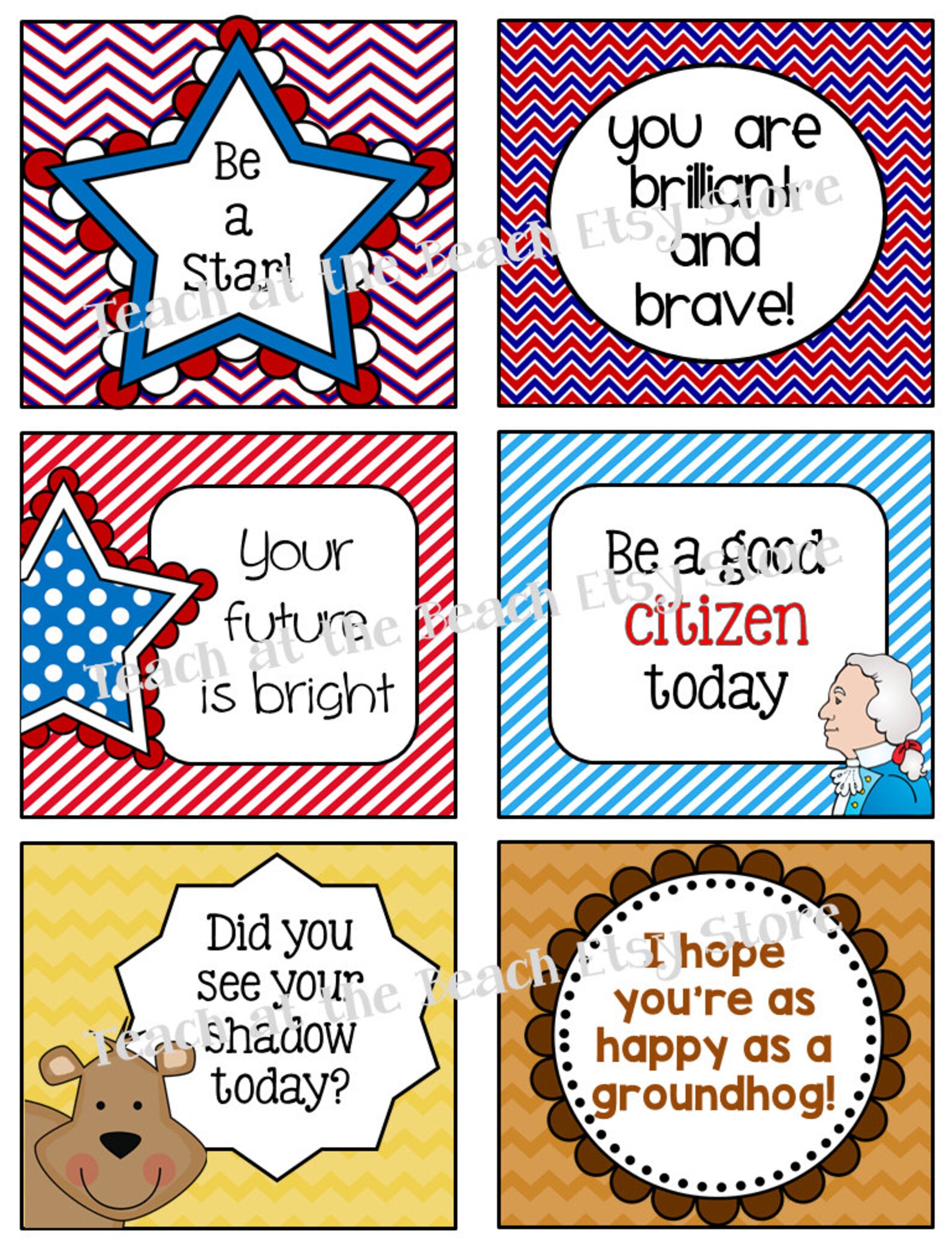 February Lunchbox Notes, Jokes, and Bottle Wraps - Etsy