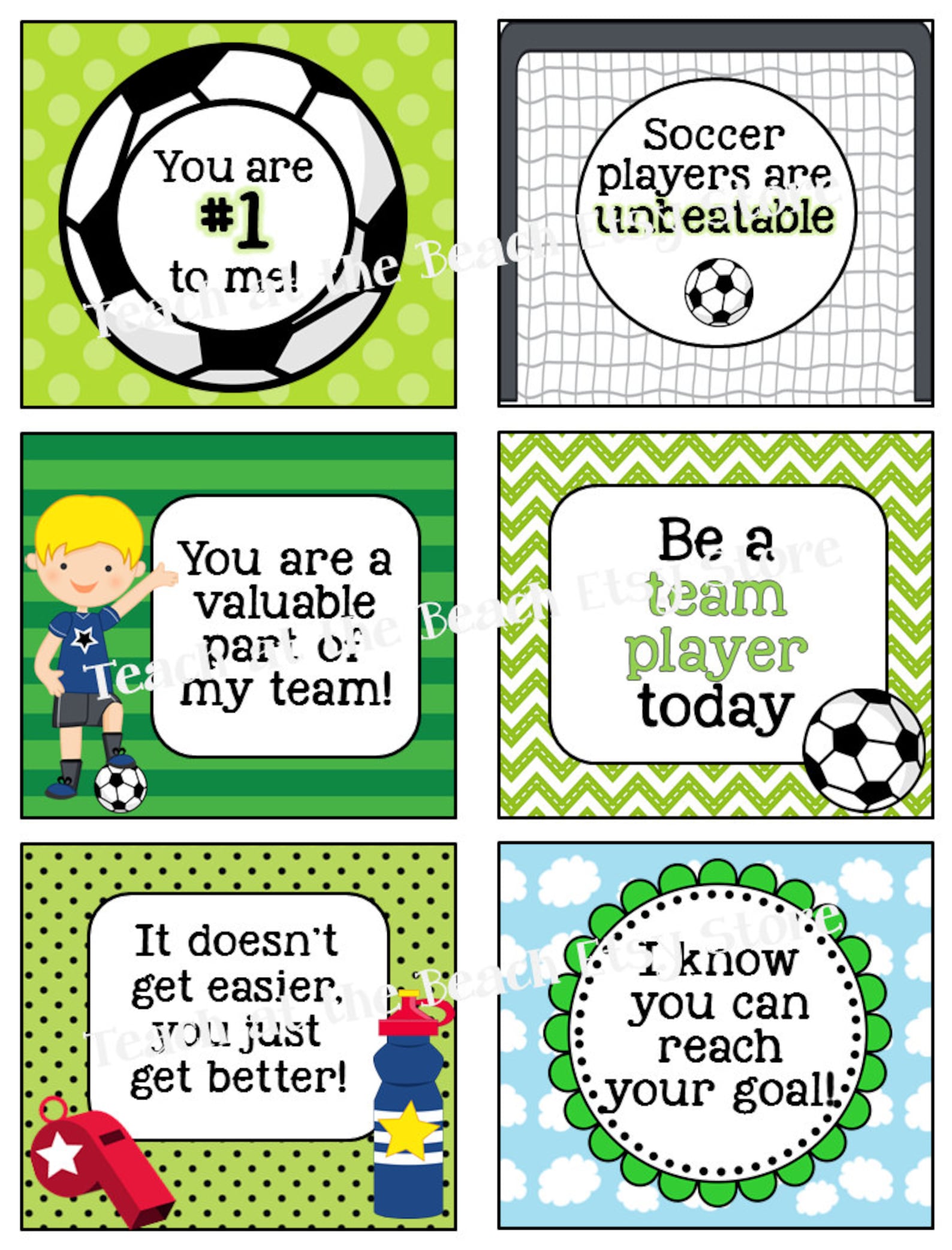 Soccer Boy Lunchbox Notes, Jokes, and Bottle Wraps - Etsy