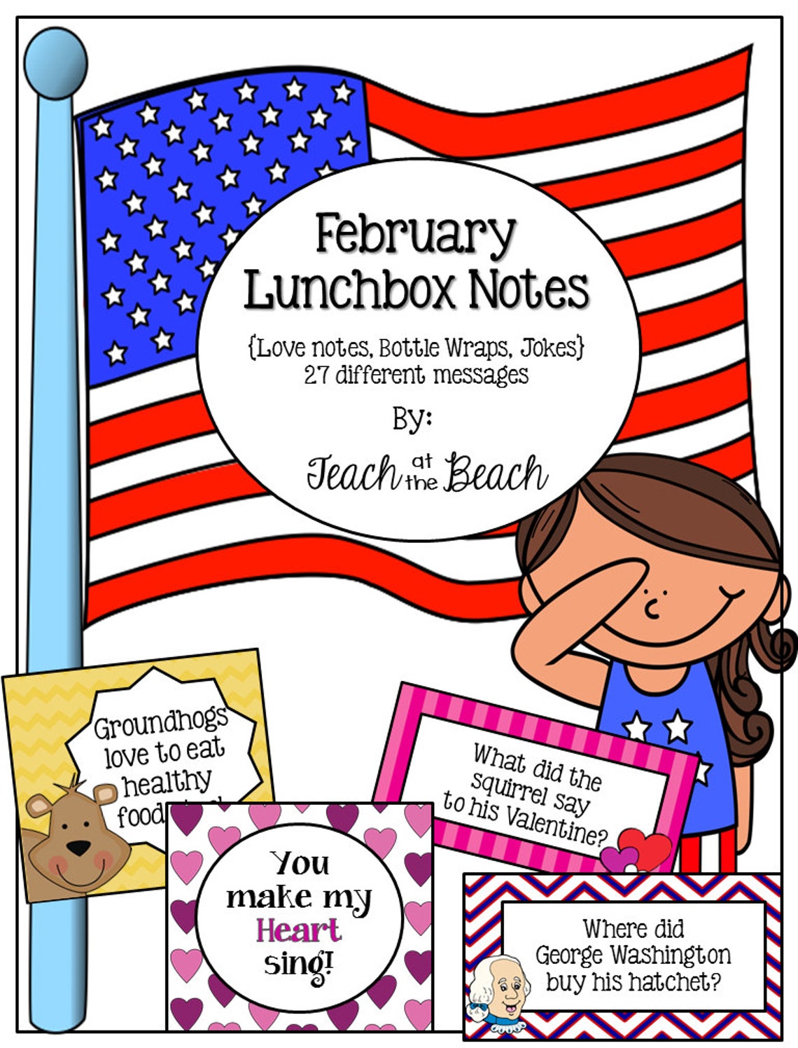 February Lunchbox Notes, Jokes, and Bottle Wraps - Etsy