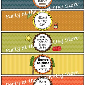 Camp Lunchbox Notes, Jokes, and Bottle Wraps! - Etsy