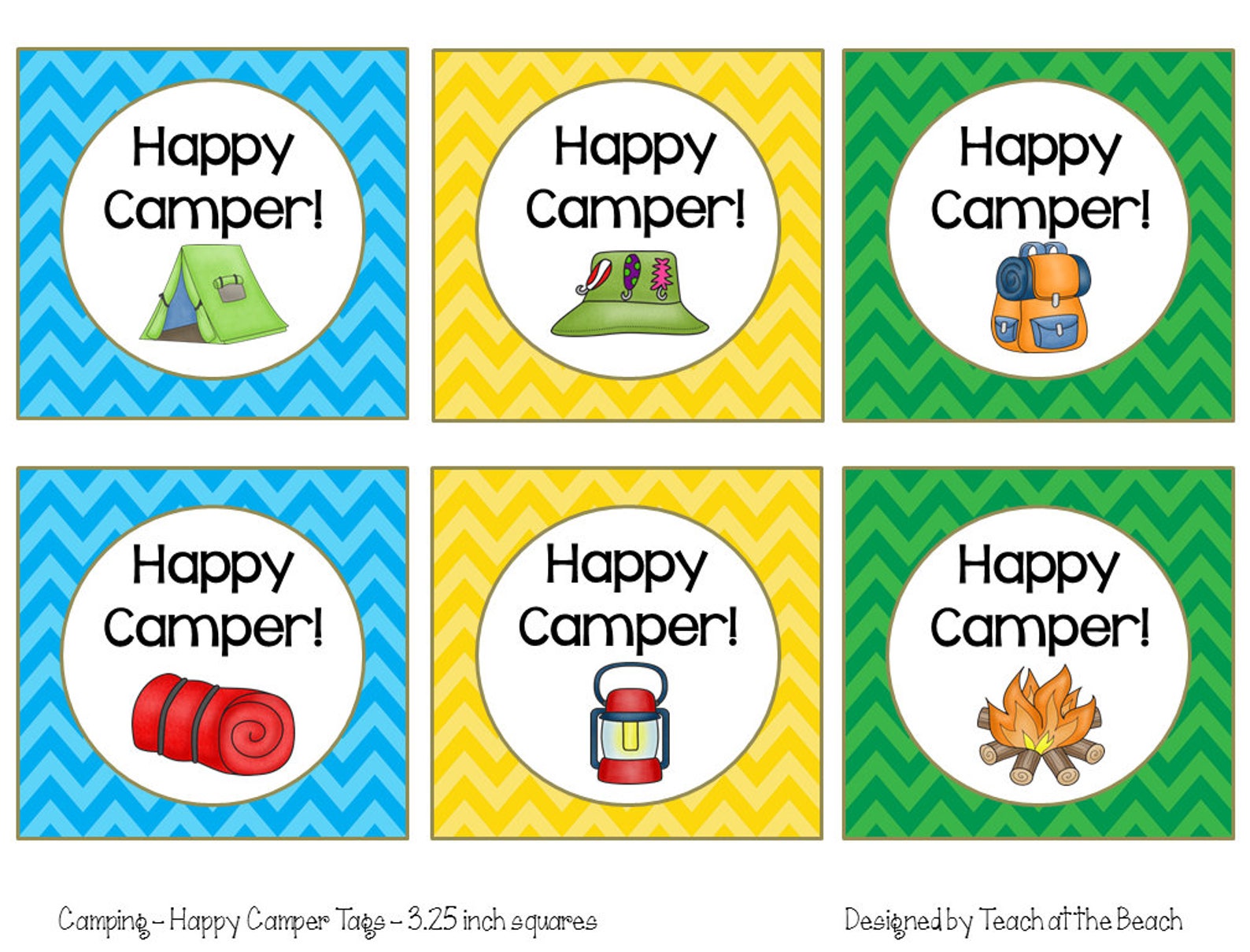 Happy Camper Party Decor Pack **boys & Girls** - Etsy