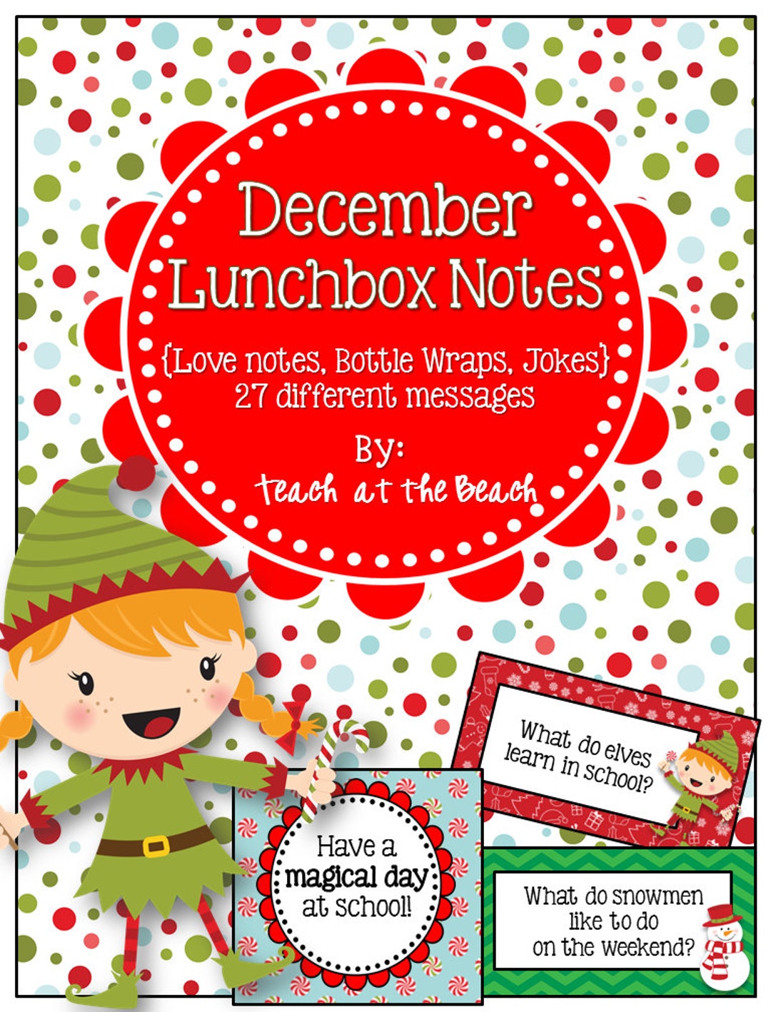 Christmas December Lunchbox Notes, Jokes, and Bottle Wraps - Etsy
