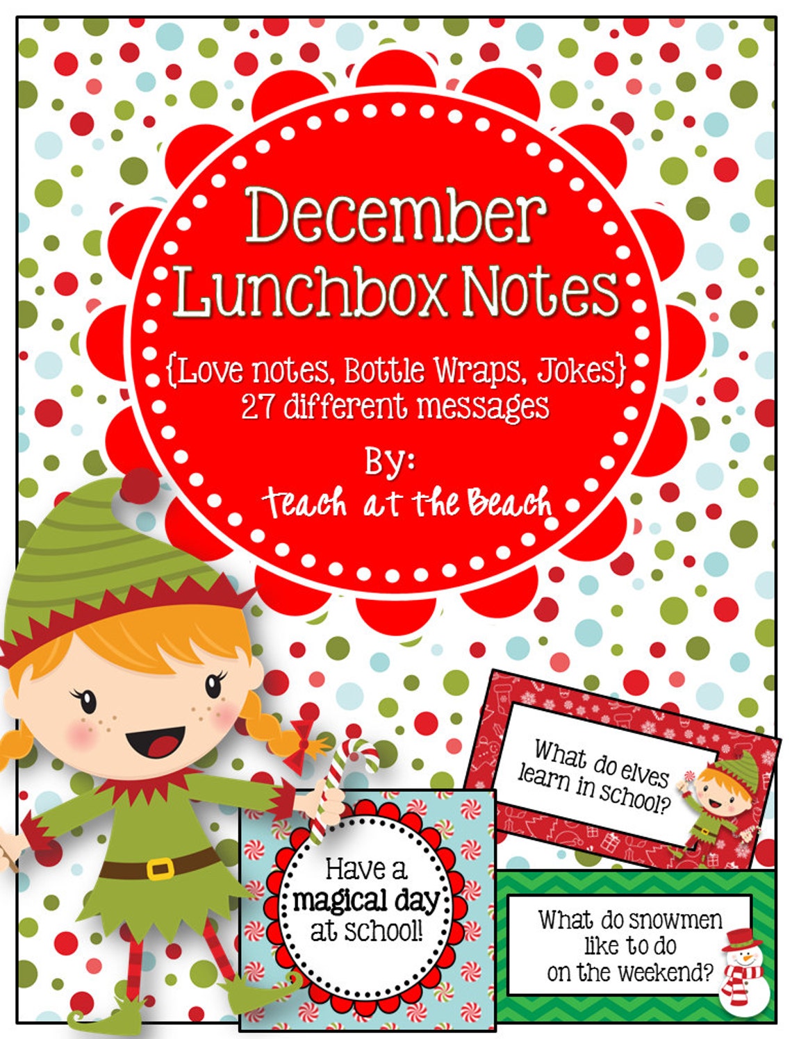 Christmas December Lunchbox Notes, Jokes, and Bottle Wraps - Etsy