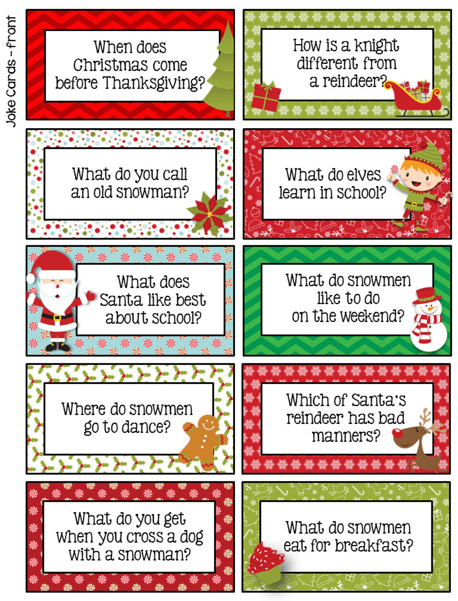Christmas December Lunchbox Notes, Jokes, and Bottle Wraps - Etsy