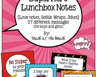 February Lunchbox Notes Jokes and Bottle Wraps | Etsy