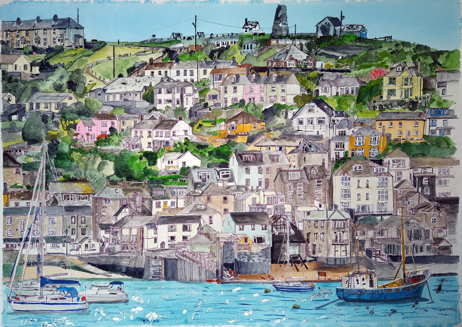 Polruan, Cornwall - Etsy UK