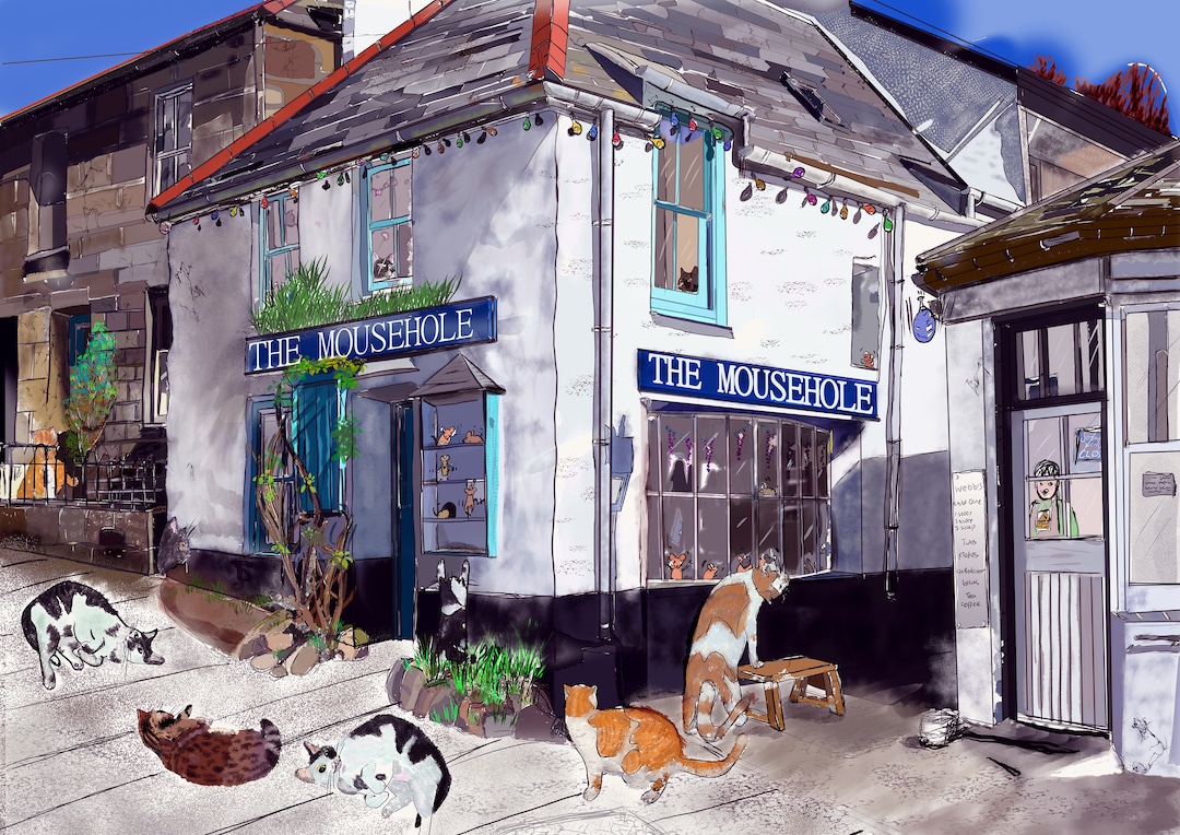 The Mousehole Mousehole Cats and Mouses - Etsy