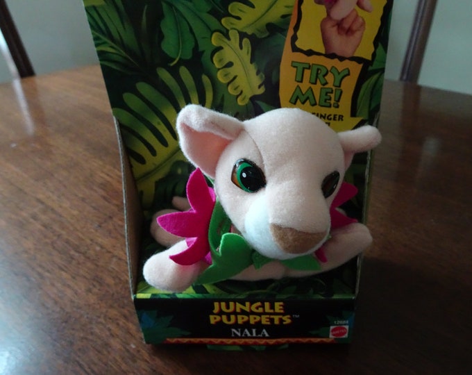 Lion King Toys, Nala Puppet, Vintage Lion King, Finger Puppet, Jungle ...