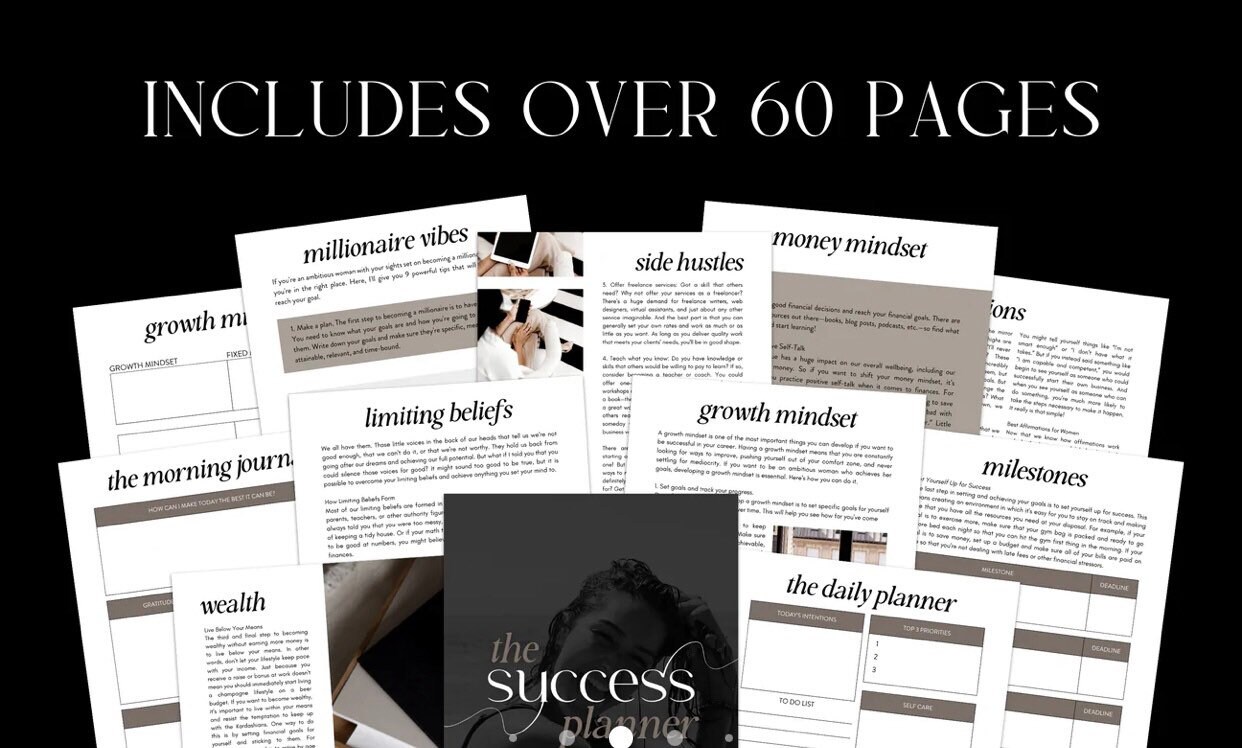 The Success Planner / Mental Health / Coping Skills / CBT / Therapy ...