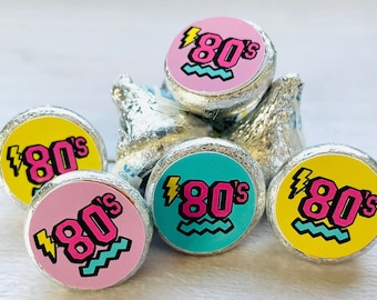 180 80s Party Stickers 40th Birthday Stickers 1983 Party Stickers for ...