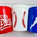 Baseball Party Cups Reusable 16oz Stadium Cups Baseball Favors - Etsy