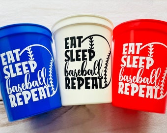 BASEBALL PARTY CUPS Baseball Cups Baseball Party Cups Baseball Birthday ...