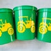 Tractor Party Cups, Farm Birthday Decorations - Reusable 16oz Stadium ...
