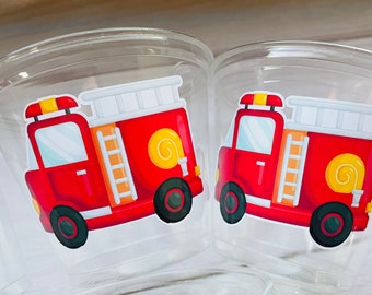 EMERGENCY VEHICLES PARTY Cups Emergency Vehicles Birthday - Etsy