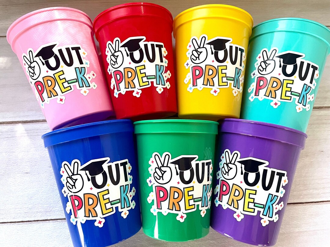 Preschool Graduation Cups Pre K Graduation Cups 2023 - Etsy