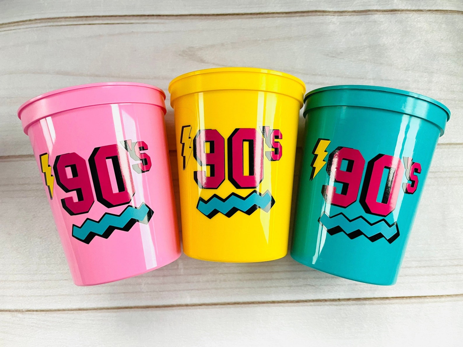 90s Party Cups 90s Party Decorations 90s Bachelorette - Etsy
