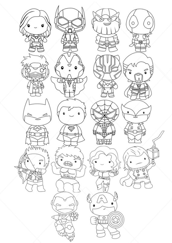 Coloring Pages Superheroes Pics