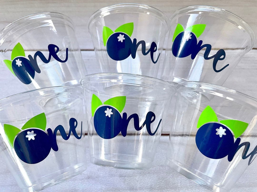 Blueberry Birthday, Blueberry Party Cups - Berry First Birthday ...