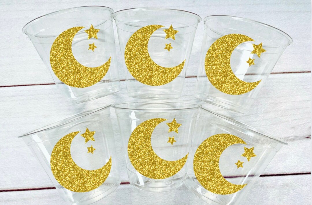 Moon and Stars Party, Moon and Stars Cups, Two the Moon Birthday, Love ...