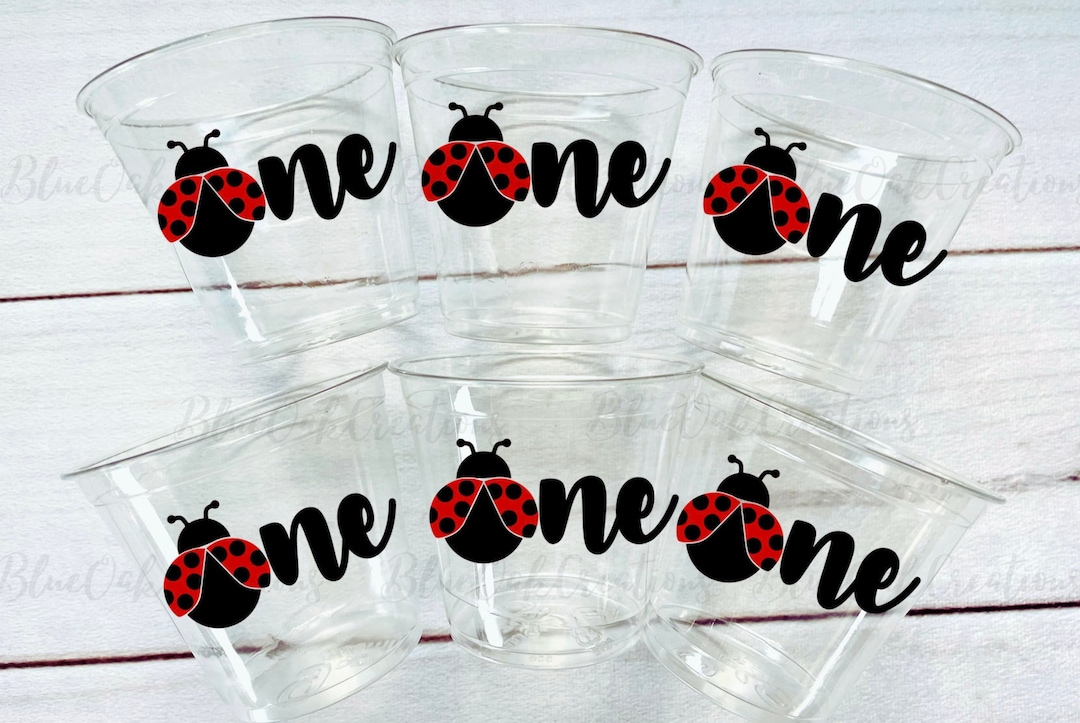 Ladybug Birthday, Ladybug Party Cups, Ladybug Birthday Decorations ...