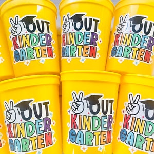 Kindergarten Graduation Cups, Pre K Graduation Cups, 2024 Preschool ...