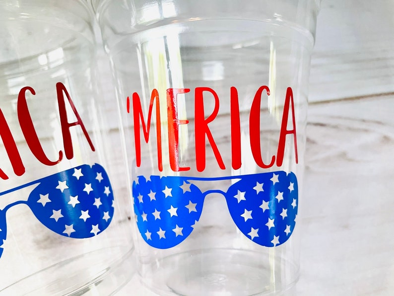 4th of July Party Cups USA Cups Independence Day Party 4th - Etsy
