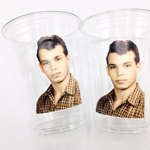 Personalized Photo Birthday Cups, Custom Cups With Face, Face Photo ...