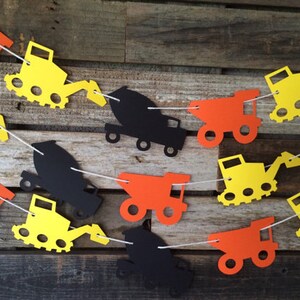 Construction Party Garland - Construction Garland Construction Birthday ...