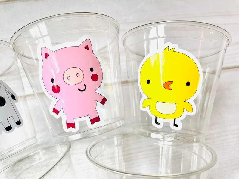 Farm Party Cups - Farm Cups Farm Party Decorations Farm Baby Shower ...