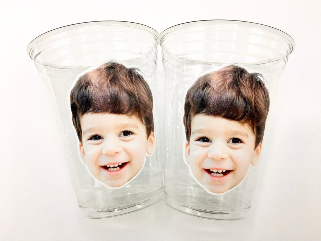 Personalized Photo Birthday Cups Custom Cups With Face Face - Etsy