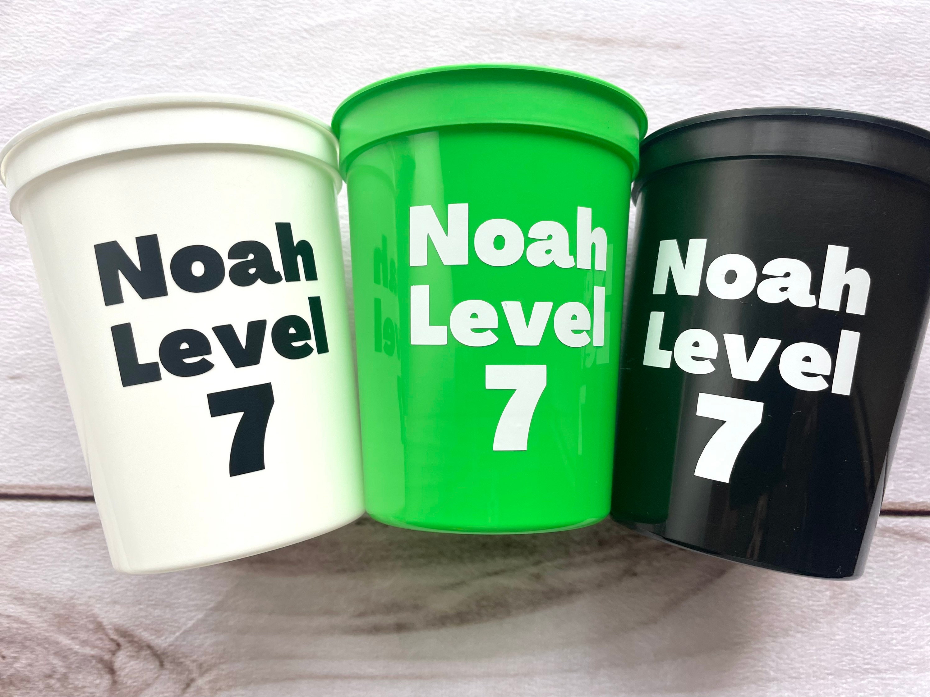 Gaming Party Cups, Reusable Stadium Cups, Gamer Favors - Etsy