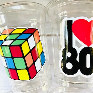 80s Party Cups - 80s Party Decorations, I Love the 80s Party Cups, 80s ...