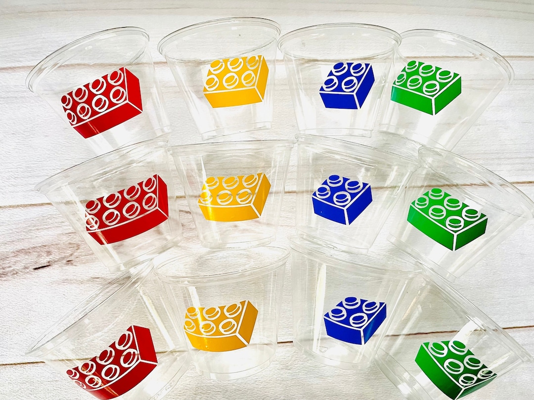 Building Block Birthday, Building Block Party, Building Block Cups ...