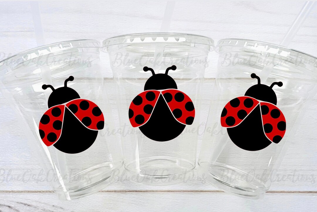 Ladybug Birthday, Ladybug Party, Ladybug Birthday Cups, Ladybug Party ...