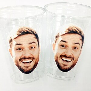 Personalized Photo Birthday Cups, Custom Cups With Face, Face Photo ...