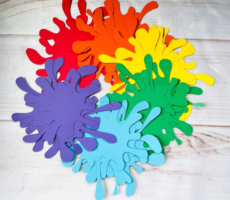 Art Party Confetti Art Confetti Art Birthday Art Baby Shower - Etsy