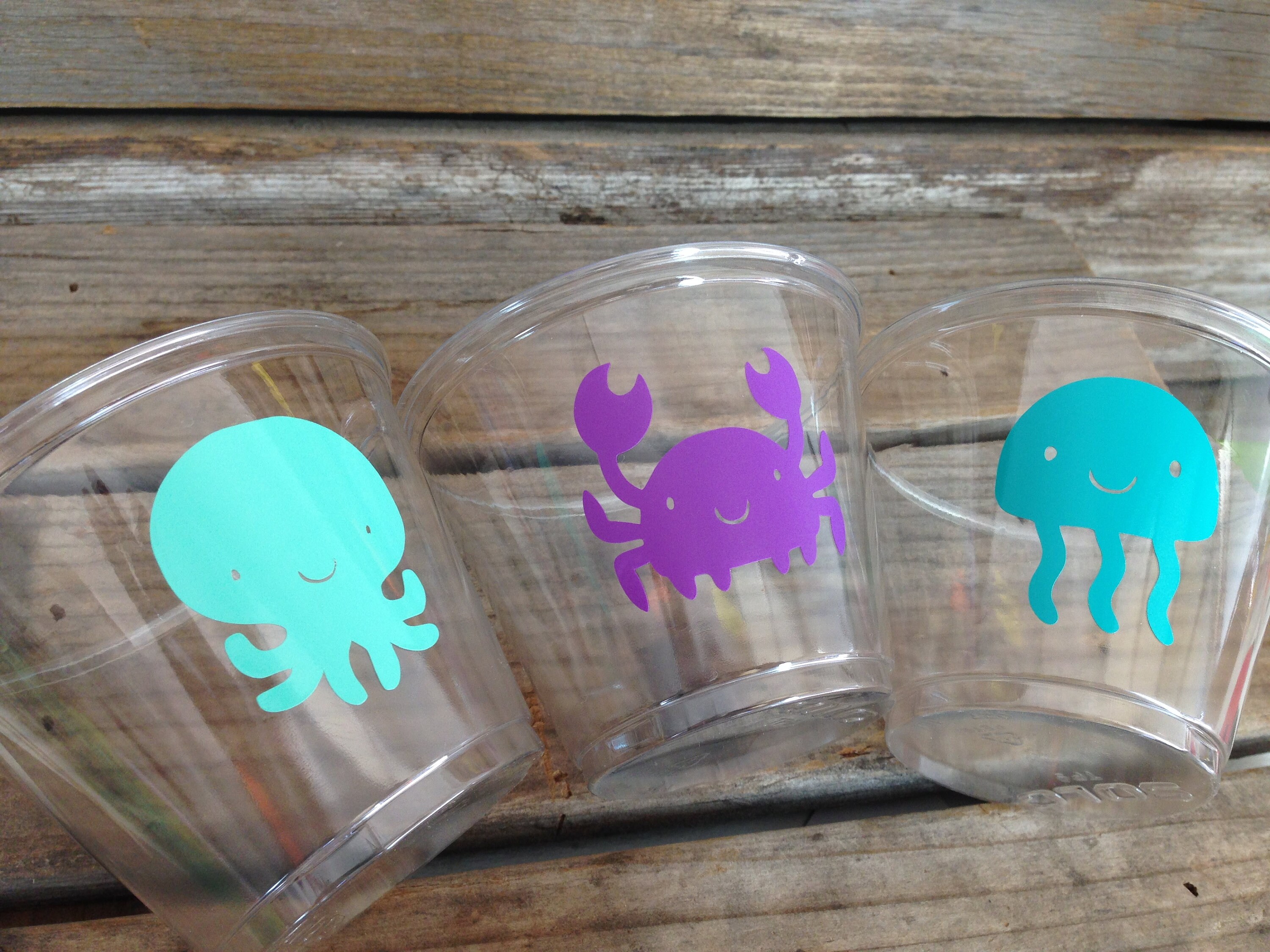 Under the Sea Party Cups Under the Sea Cups Under the Sea | Etsy