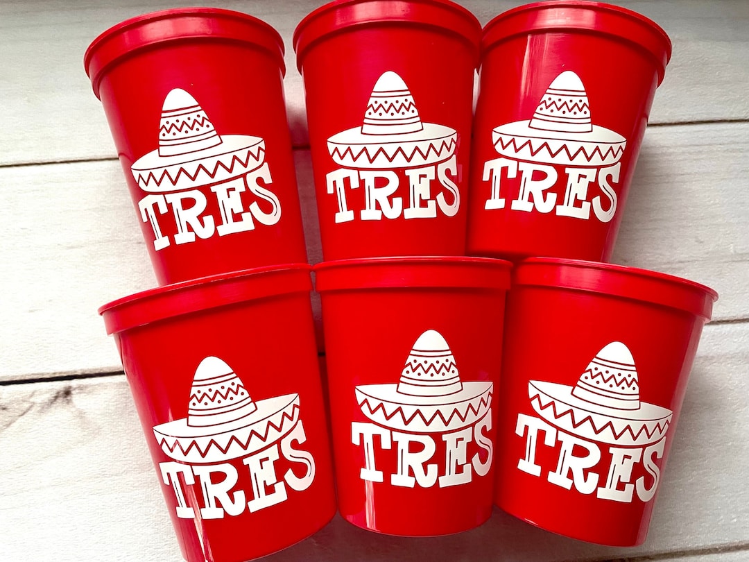 Three Esta Birthday Fiesta Party Fiesta Birthday Tres - Etsy