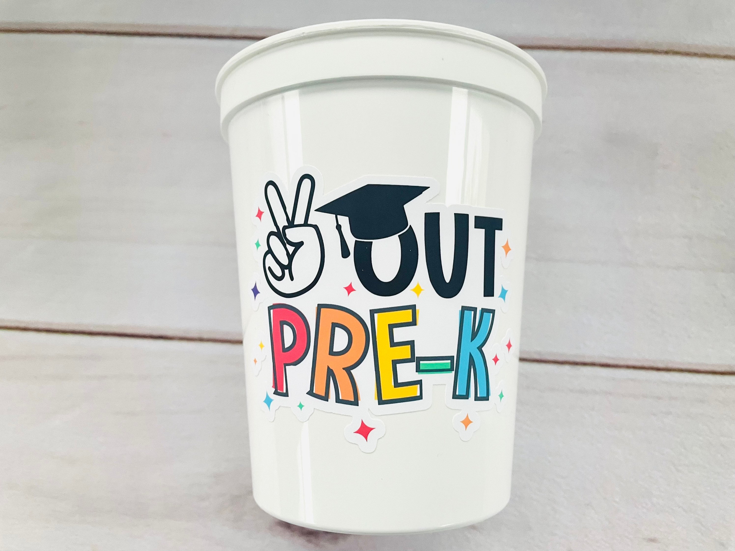 Kindergarten Graduation Party Cups, 16 Fl Oz, Reusable Stadium Cups - Etsy